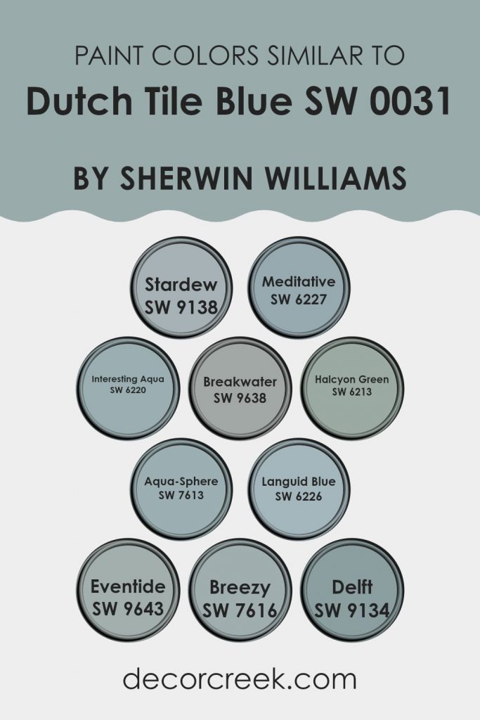 Dutch Tile Blue SW 0031 Paint Color by Sherwin Williams - DecorCreek