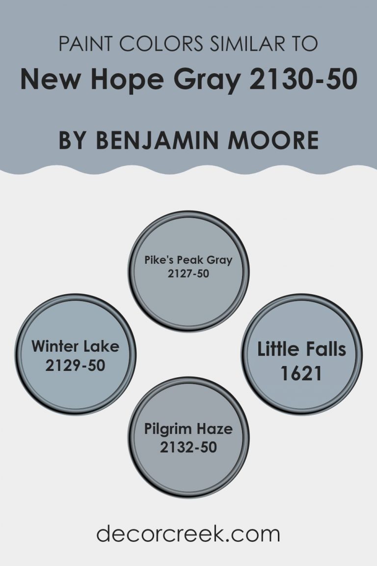 New Hope Gray 2130-50 Paint Color by Benjamin Moore - DecorCreek