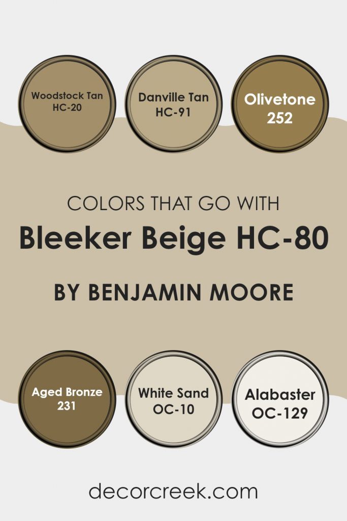Bleeker Beige HC-80 Paint Color by Benjamin Moore - DecorCreek