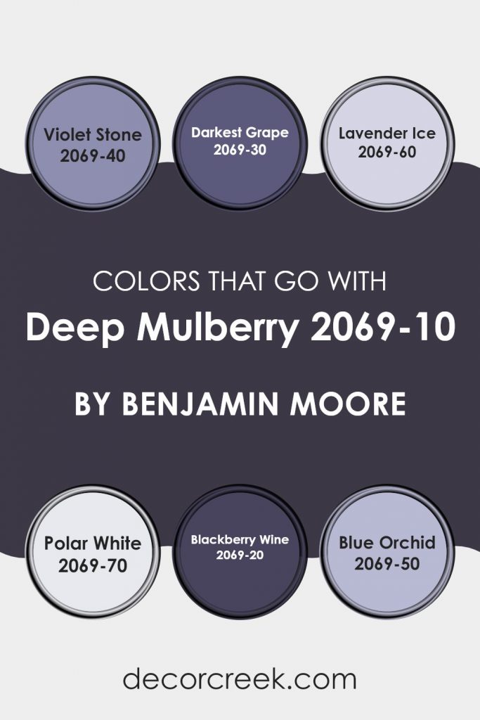 Deep Mulberry 2069-10 Paint Color by Benjamin Moore - DecorCreek