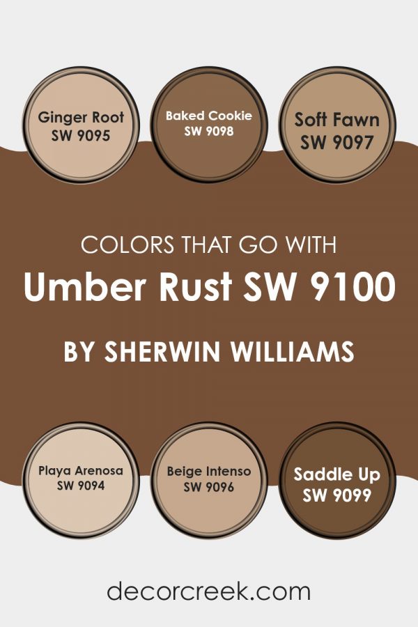 Umber Rust SW 9100 Paint Color by Sherwin Williams - DecorCreek