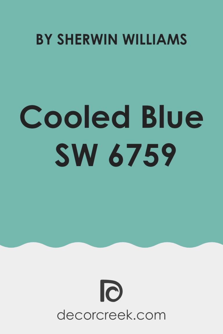 Cooled Blue SW 6759 Paint Color by Sherwin Williams - DecorCreek