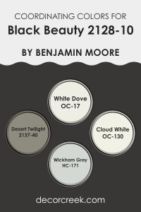 Black Beauty 2128-10 Paint Color by Benjamin Moore - DecorCreek