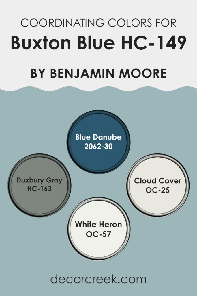 Buxton Blue HC-149 Paint Color by Benjamin Moore - DecorCreek
