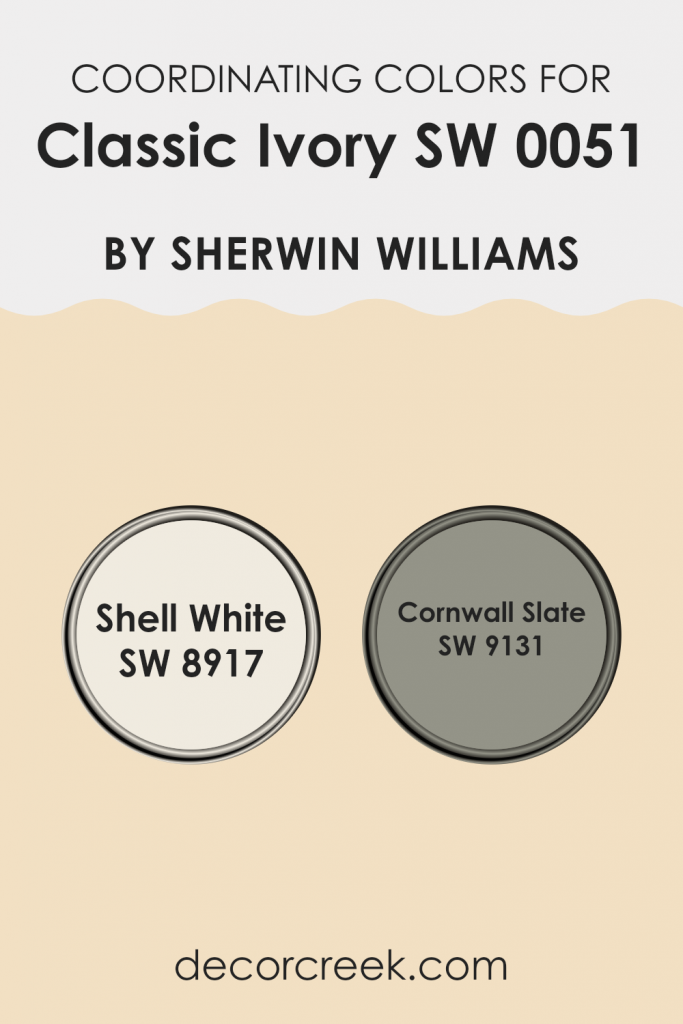 Classic Ivory SW 0051 Paint Color by Sherwin Williams - DecorCreek