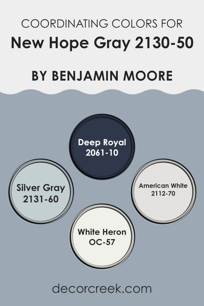 New Hope Gray 2130-50 Paint Color by Benjamin Moore - DecorCreek