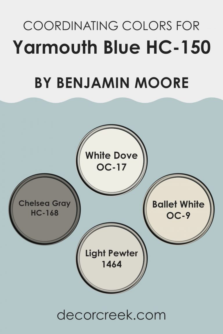 Yarmouth Blue HC-150 Paint Color by Benjamin Moore - DecorCreek