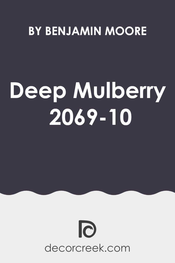 Deep Mulberry 2069-10 Paint Color by Benjamin Moore - DecorCreek