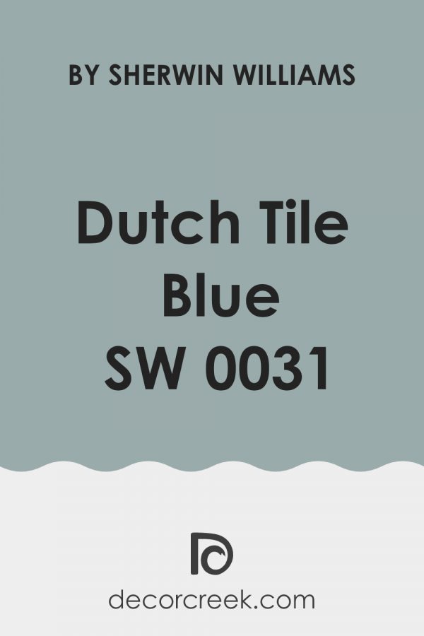 Dutch Tile Blue SW 0031 Paint Color by Sherwin Williams - DecorCreek