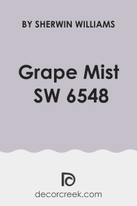 Grape Mist SW 6548 Paint Color by Sherwin Williams - DecorCreek