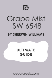 Grape Mist SW 6548 Paint Color by Sherwin Williams - DecorCreek