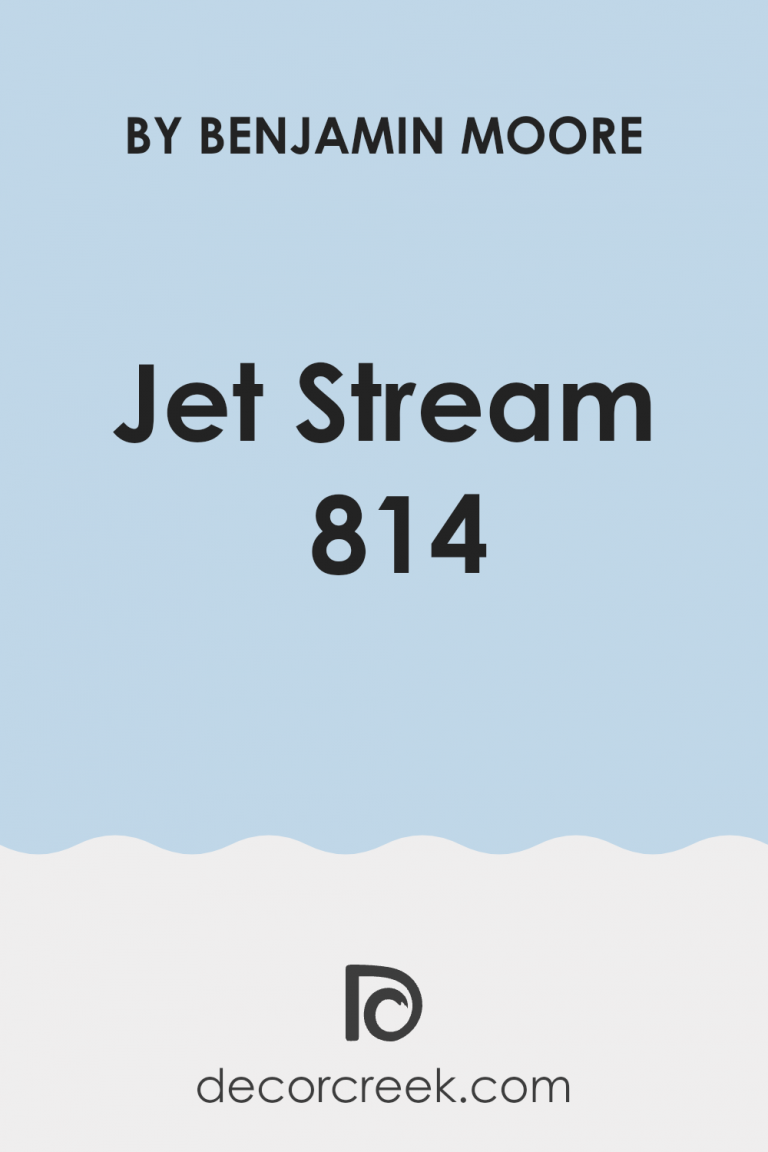 Jet Stream 814 Paint Color by Benjamin Moore - DecorCreek