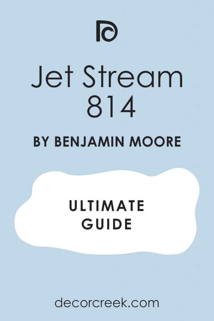 Jet Stream 814 Paint Color by Benjamin Moore - DecorCreek