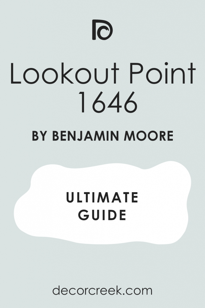 Lookout Point 1646 Paint Color by Benjamin Moore - DecorCreek