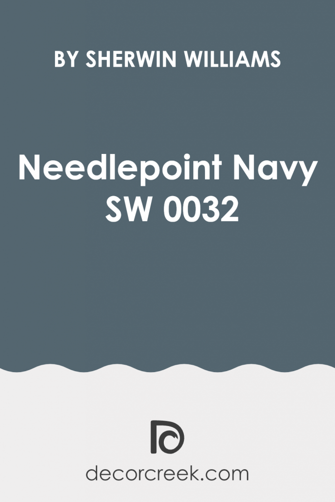 Needlepoint Navy SW 0032 Paint Color by Sherwin Williams - DecorCreek
