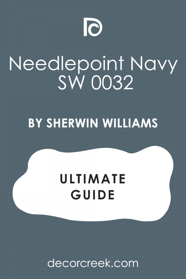 Needlepoint Navy SW 0032 Paint Color by Sherwin Williams - DecorCreek