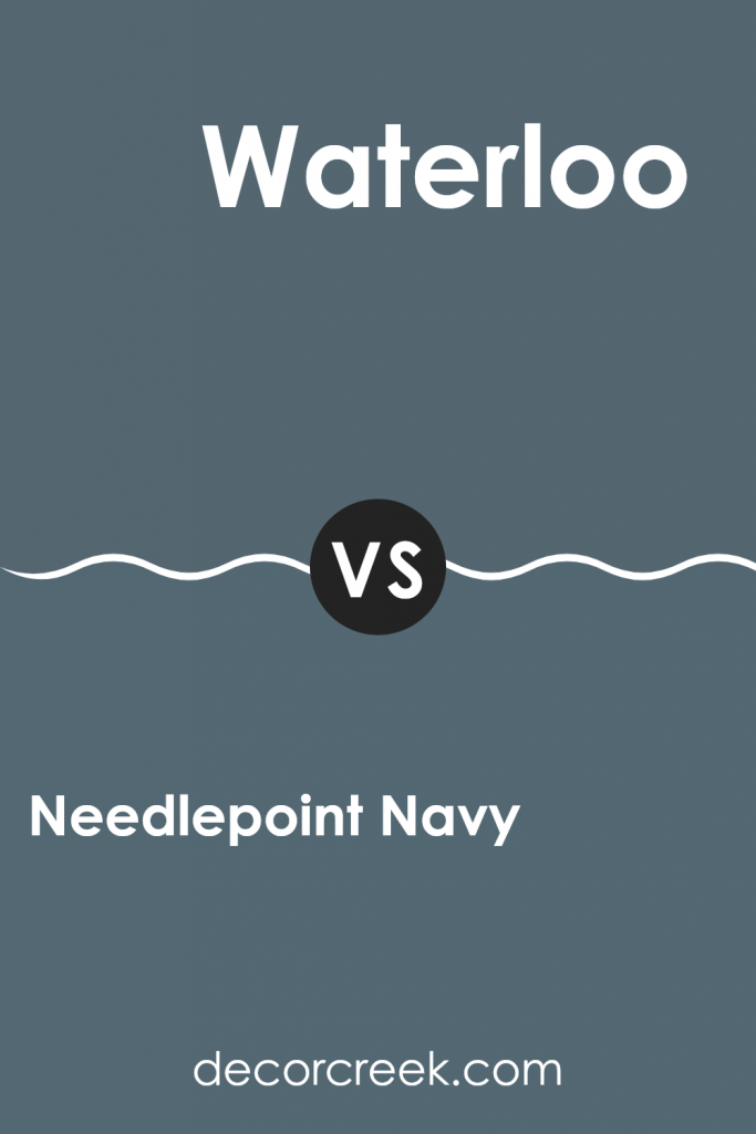 Needlepoint Navy SW 0032 Paint Color by Sherwin Williams - DecorCreek