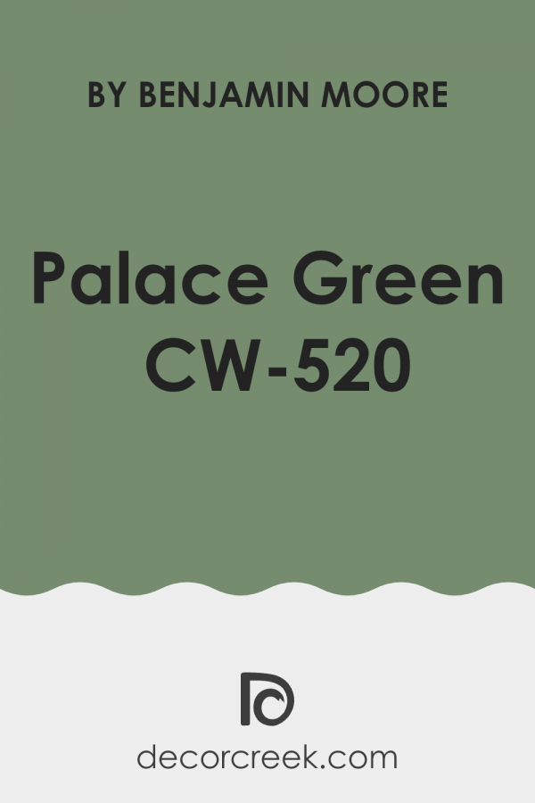 Palace Green CW-520 Paint Color by Benjamin Moore - DecorCreek
