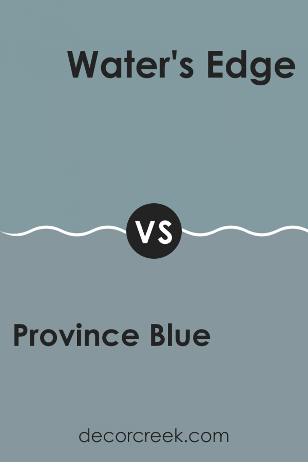 Province Blue 2135-40 Paint Color by Benjamin Moore - DecorCreek