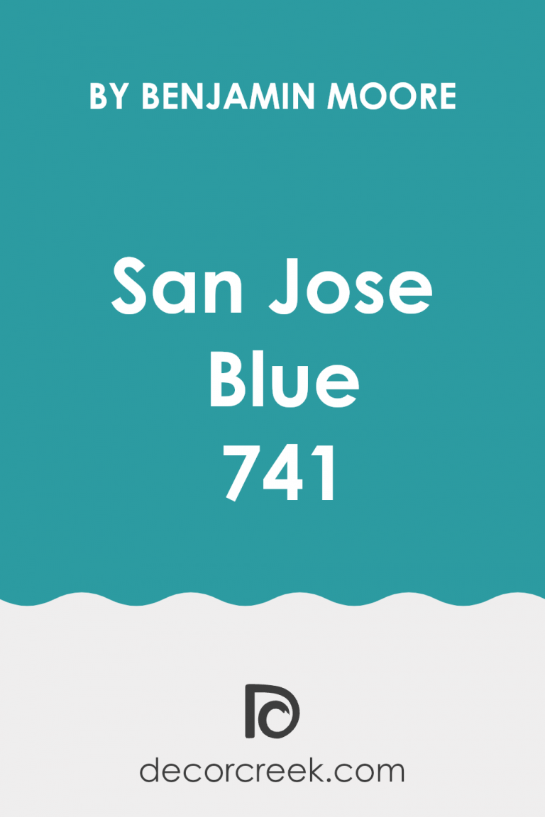 San Jose Blue 741 Paint Color by Benjamin Moore - DecorCreek