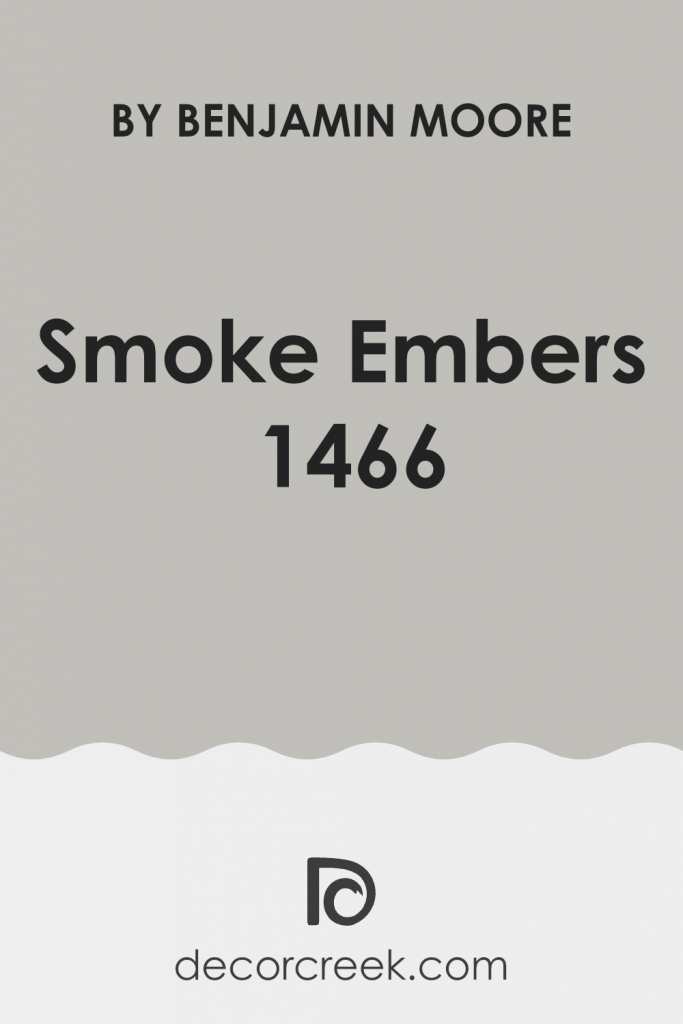 Smoke Embers 1466 Paint Color by Benjamin Moore - DecorCreek
