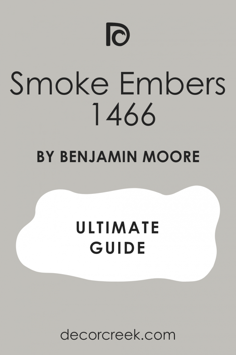 Smoke Embers 1466 Paint Color by Benjamin Moore - DecorCreek