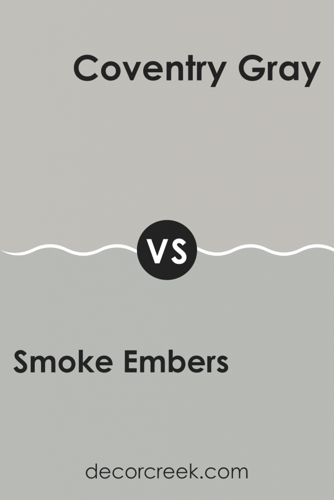 Smoke Embers 1466 Paint Color by Benjamin Moore - DecorCreek