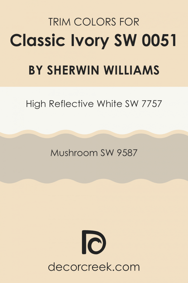 Classic Ivory SW 0051 Paint Color by Sherwin Williams - DecorCreek