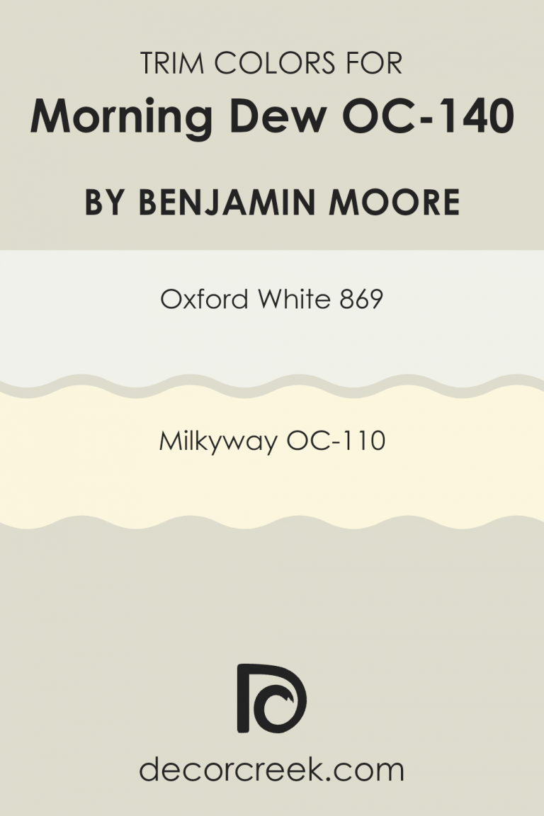 Morning Dew OC-140 Paint Color by Benjamin Moore - DecorCreek