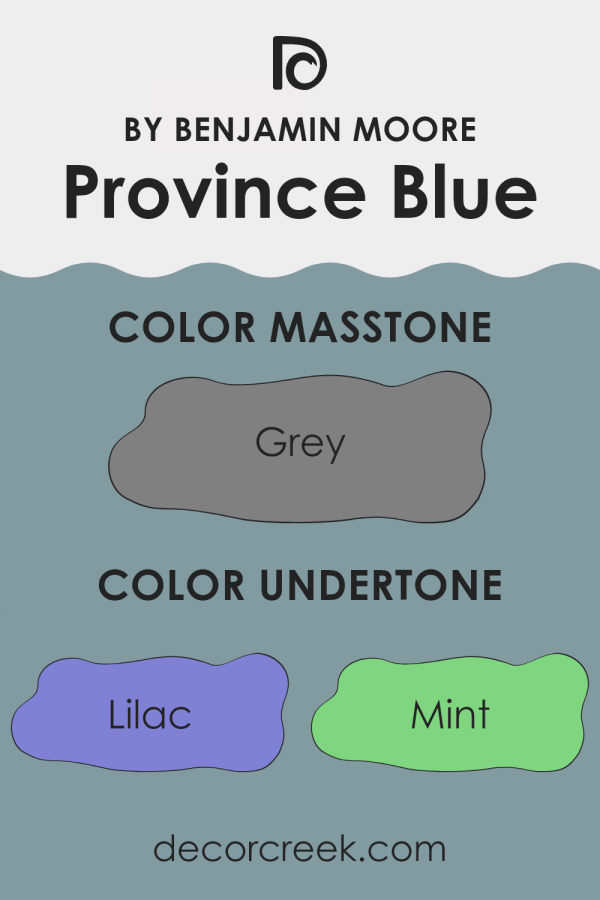 Province Blue 2135-40 Paint Color by Benjamin Moore - DecorCreek