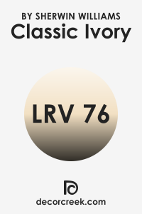 Classic Ivory SW 0051 Paint Color by Sherwin Williams - DecorCreek