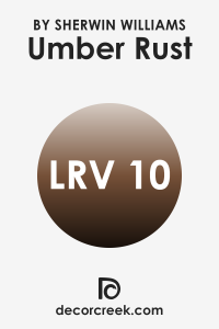 Umber Rust SW 9100 Paint Color by Sherwin Williams - DecorCreek