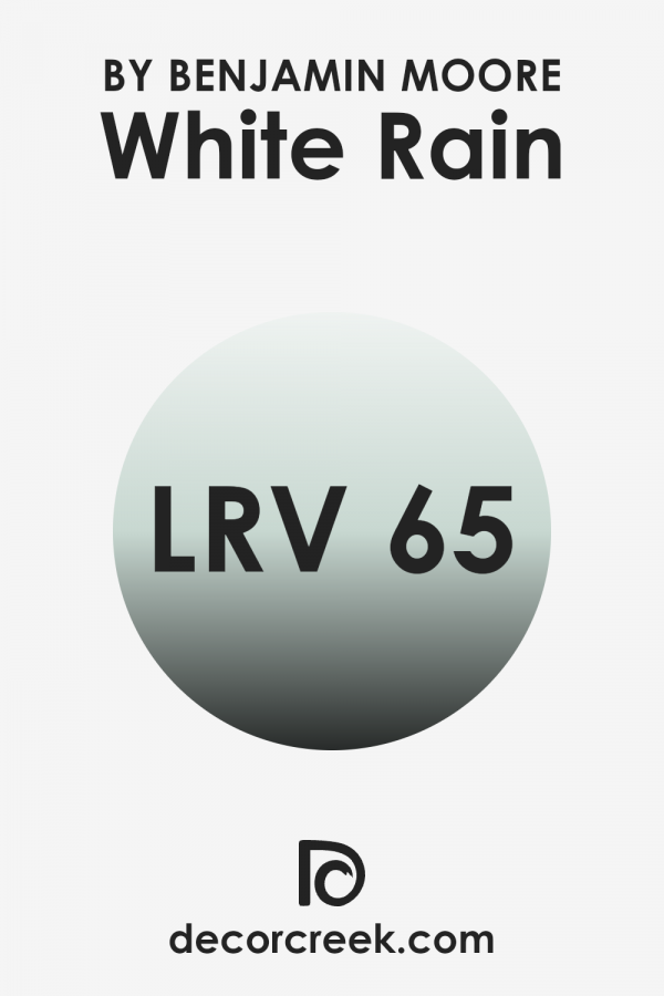 White Rain 708 Paint Color by Benjamin Moore - DecorCreek