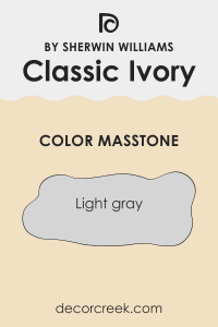 Classic Ivory SW 0051 Paint Color by Sherwin Williams - DecorCreek