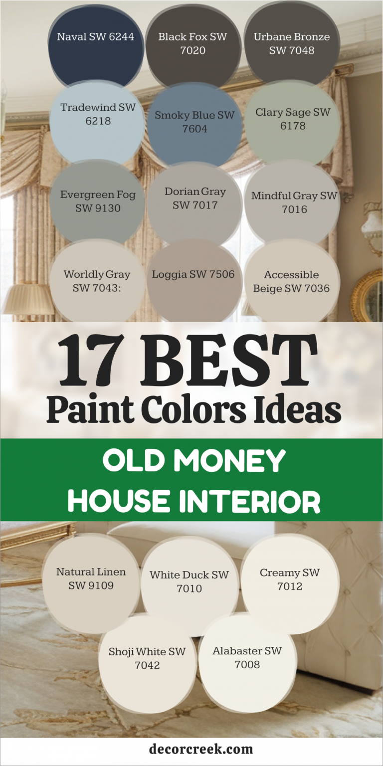 41 Paint Color Ideas For The Old Money House In 2026 - DecorCreek