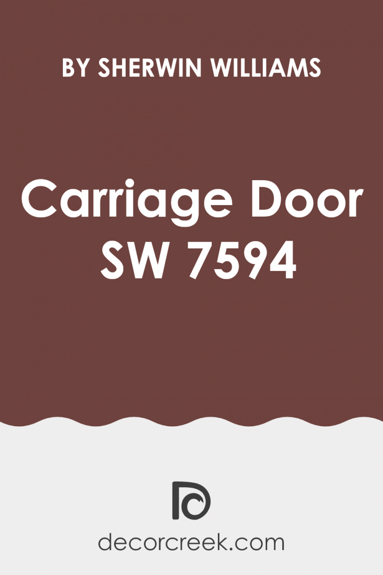 Carriage Door SW 7594 Paint Color by Sherwin Williams - DecorCreek