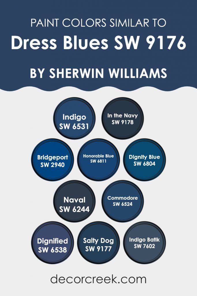 Dress Blues SW 9176 Paint Color by Sherwin Williams - DecorCreek
