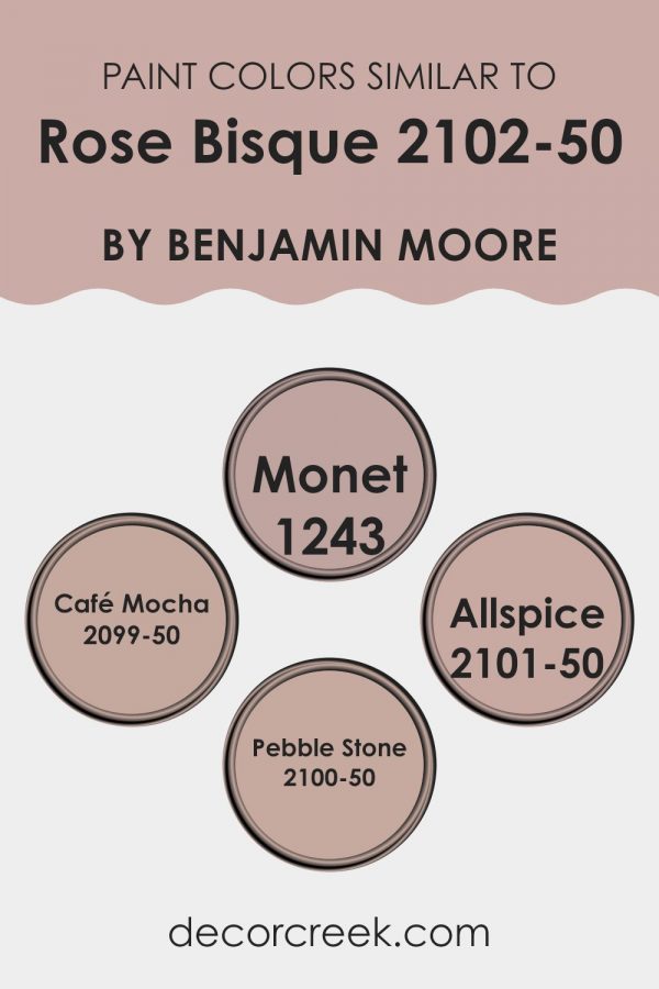 Rose Bisque 2102-50 Paint Color by Benjamin Moore - DecorCreek