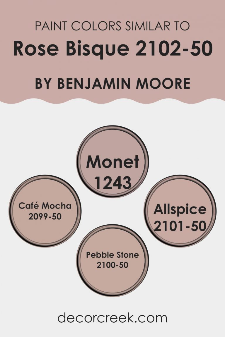 Rose Bisque 2102-50 Paint Color by Benjamin Moore - DecorCreek