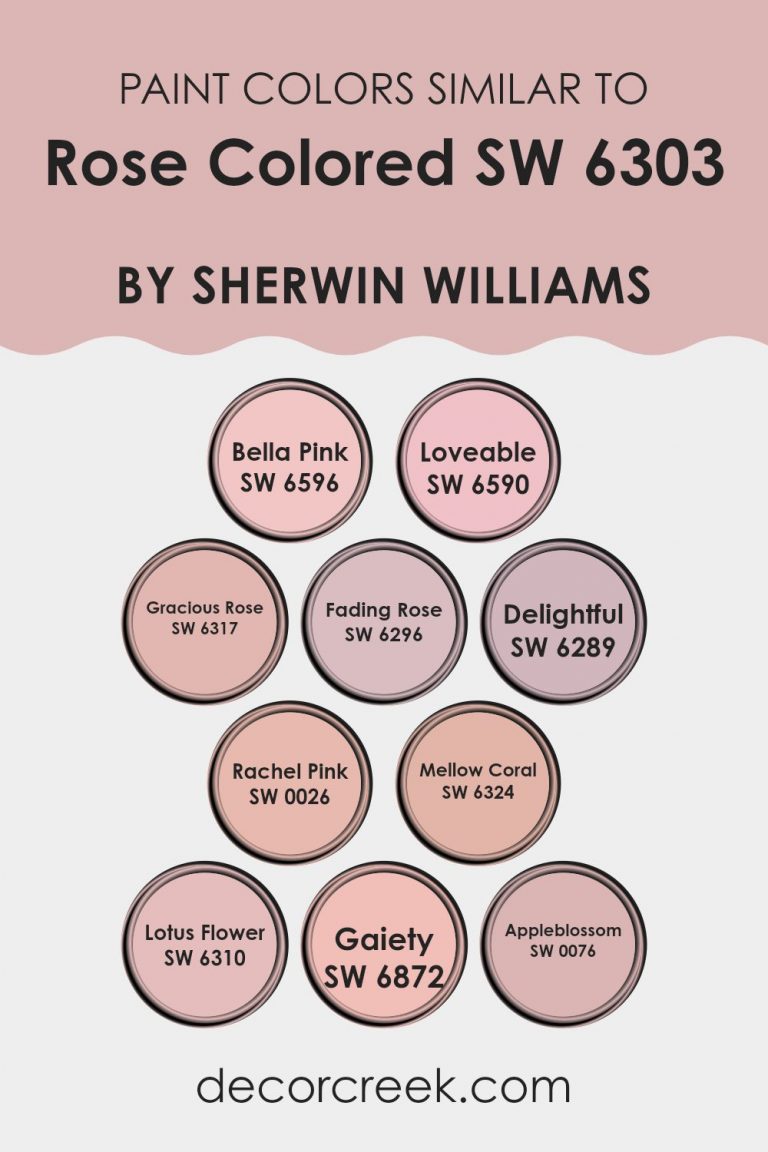 Rose Colored SW 6303 Paint Color by Sherwin Williams - DecorCreek