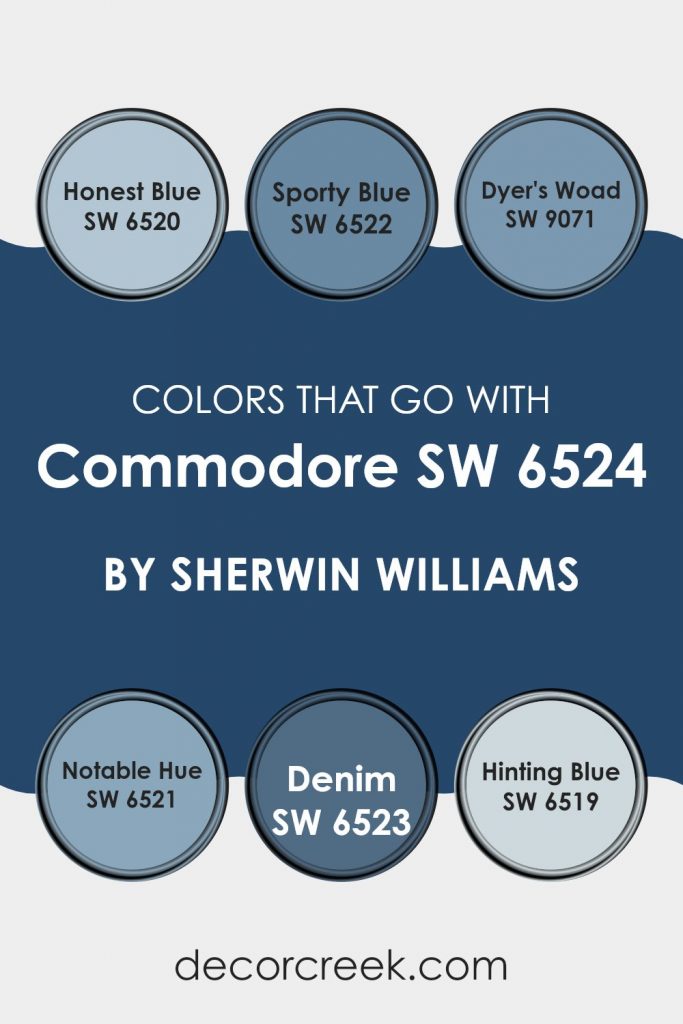 Commodore SW 6524 Paint Color by Sherwin Williams - DecorCreek