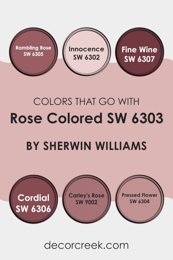 Rose Colored SW 6303 Paint Color by Sherwin Williams - DecorCreek