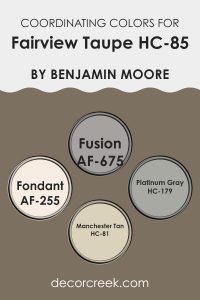 Fairview Taupe HC-85 Paint Color by Benjamin Moore - DecorCreek