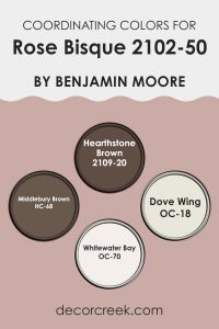 Rose Bisque 2102-50 Paint Color by Benjamin Moore - DecorCreek
