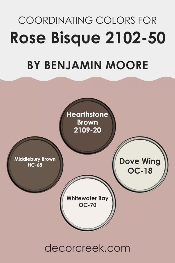 Rose Bisque 2102-50 Paint Color by Benjamin Moore - DecorCreek