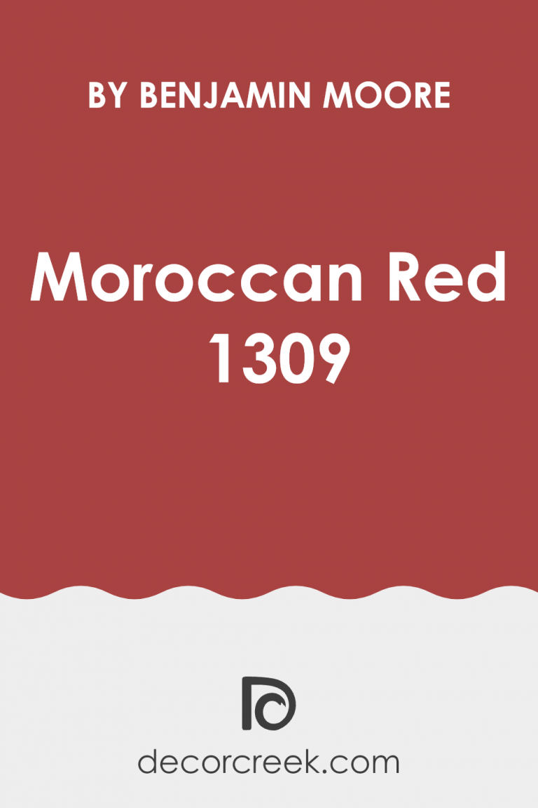 Moroccan Red 1309 Paint Color by Benjamin Moore - DecorCreek