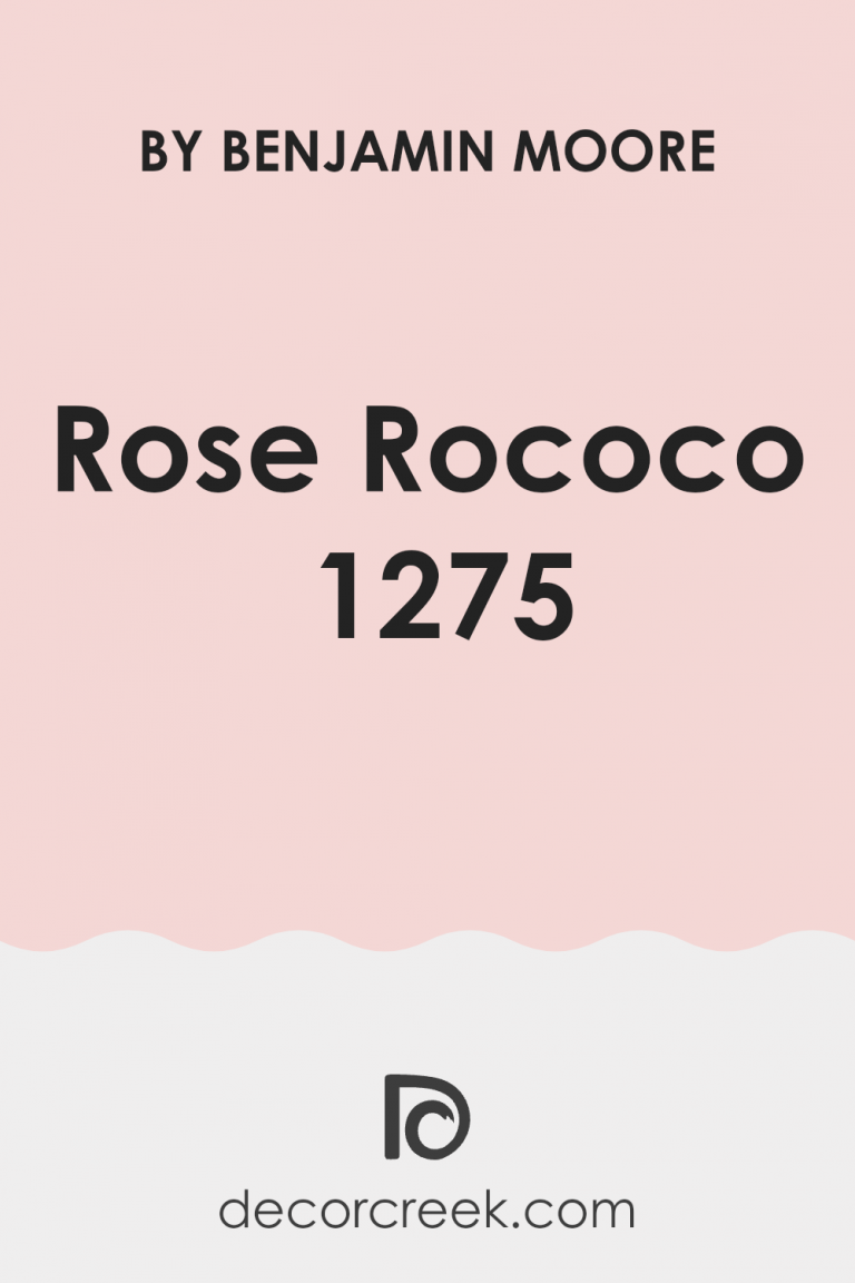 Rose Rococo 1275 Paint Color by Benjamin Moore - DecorCreek