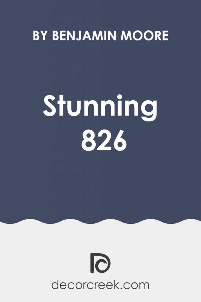 Stunning 826 Paint Color by Benjamin Moore - DecorCreek