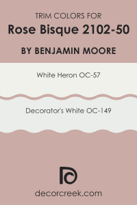 Rose Bisque 2102-50 Paint Color by Benjamin Moore - DecorCreek