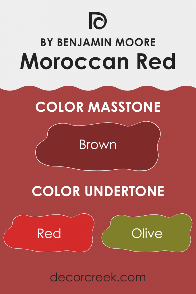 Moroccan Red 1309 Paint Color by Benjamin Moore - DecorCreek